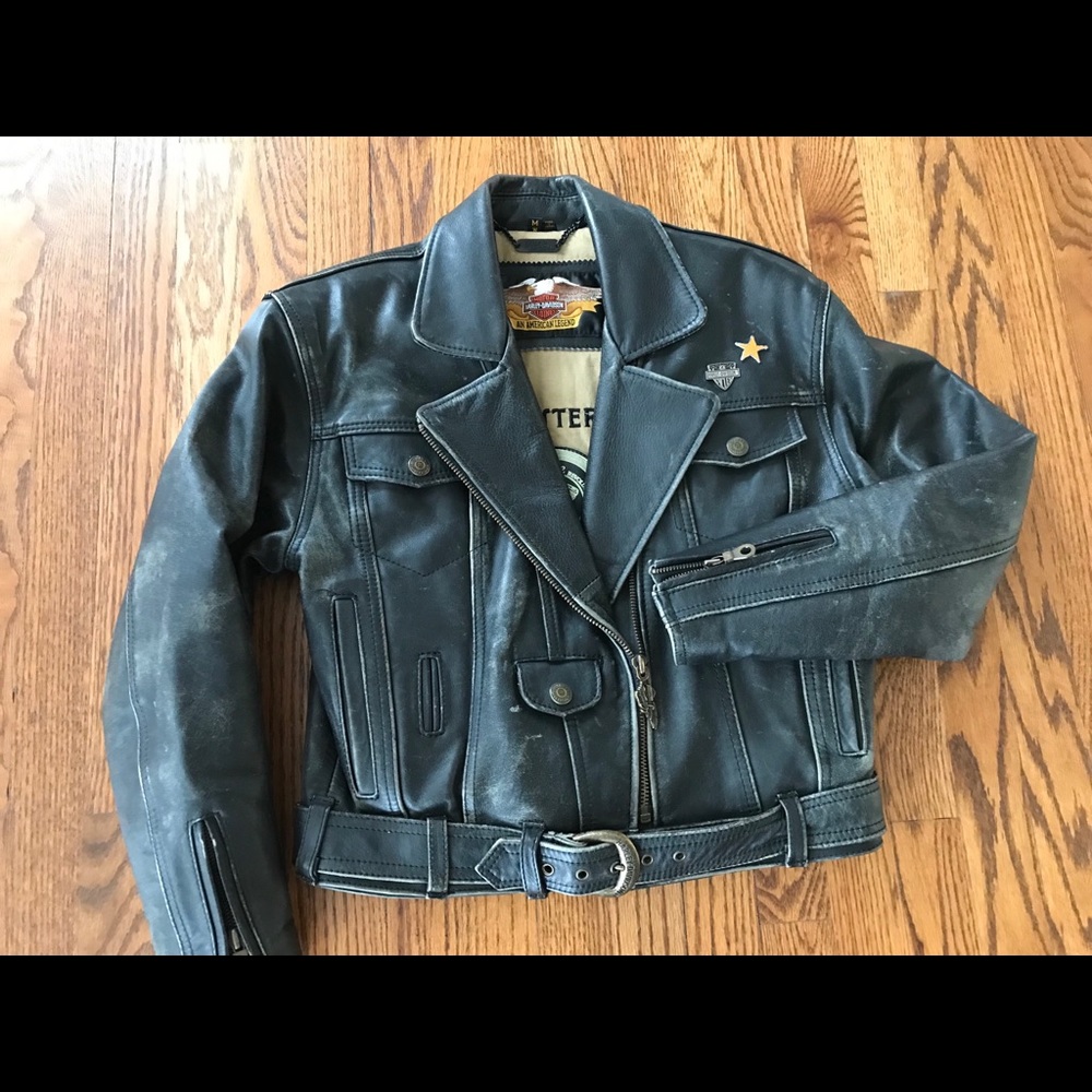 Vintage Harley Davidson Motorcycle Jacket - Gem